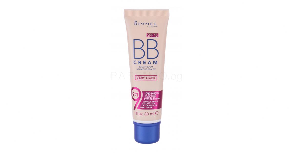 Rimmel London BB Cream 9in1 SPF15 BB крем за жени 30 ml Нюанс Very Light | Parfimo.bg