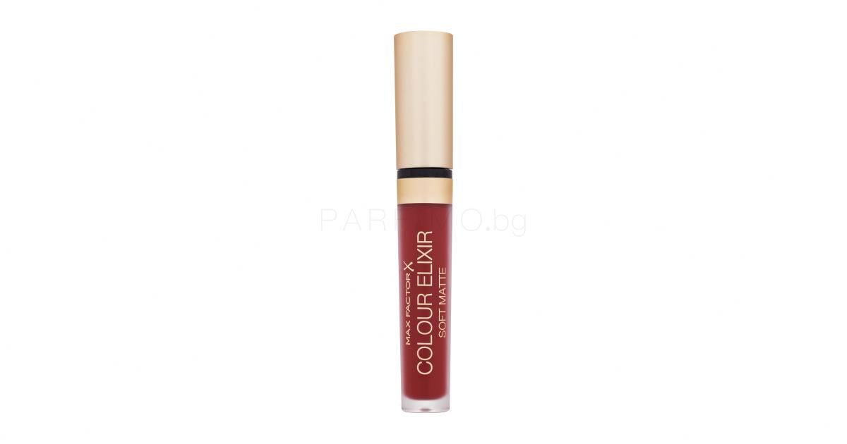 Max Factor Colour Elixir Soft Matte Червило за жени 4 ml Нюанс 030 Crushed Ruby | Parfimo.bg