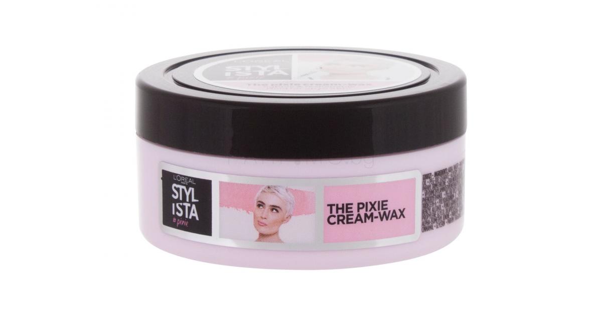 Loréal Paris Stylista The Pixie Cream Wax Восък за коса за жени 75 Ml