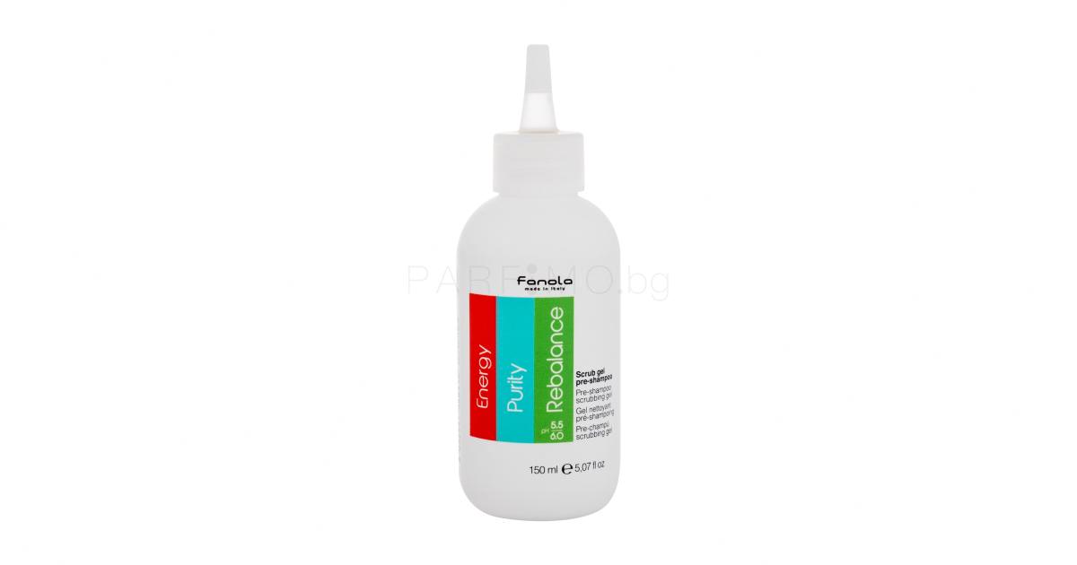 Fanola Energy Purity Rebalance Scrub Gel Pre-Shampoo Продукт против ...