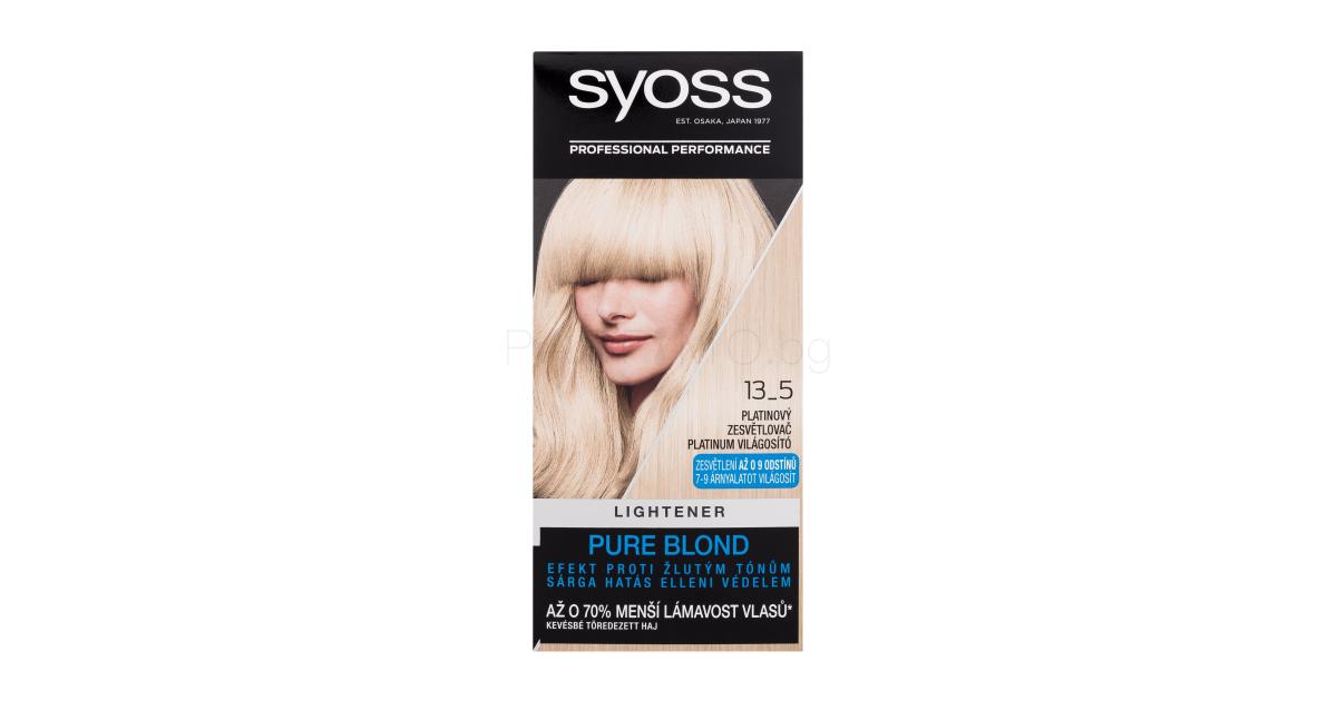 Syoss Permanent Coloration Lightener Боя за коса за жени 50 ml Нюанс 13 ...
