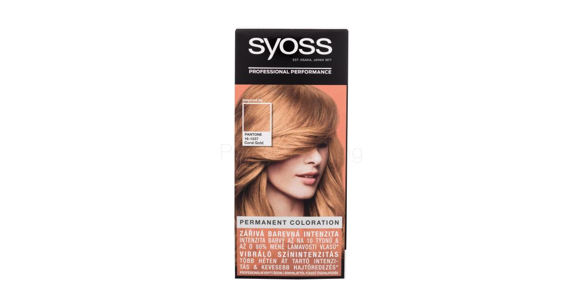 Syoss Permanent Coloration Боя за коса за жени 50 ml Нюанс 9-67 Coral ...
