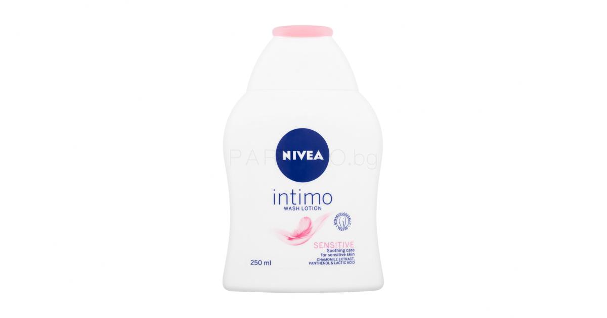 Nivea Intimo Intimate Wash Lotion Sensitive Интимна хигиена за жени 250 ...
