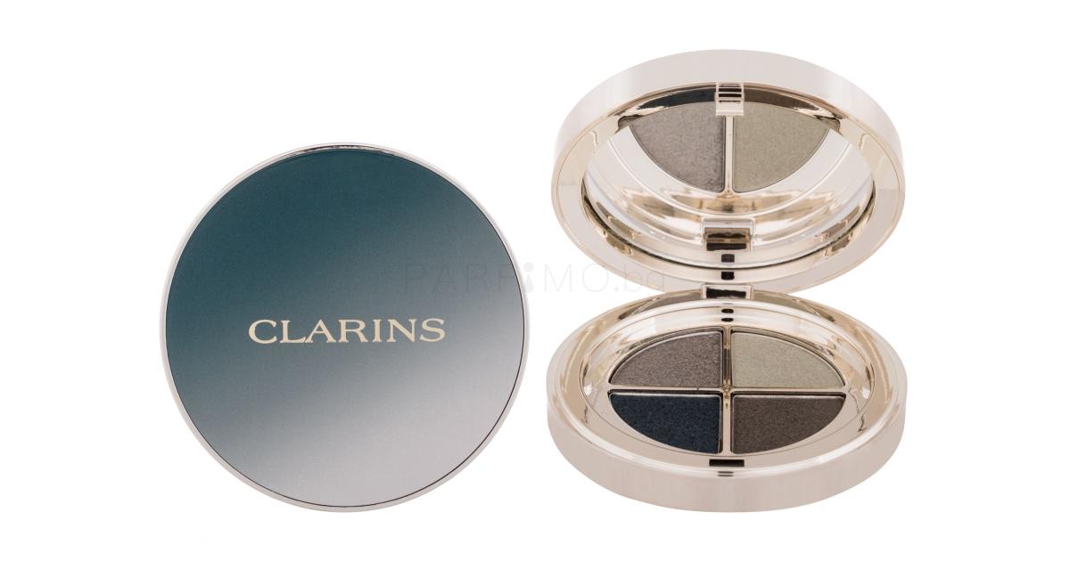 Clarins Ombre 4 Colour Сенки за очи за жени 4,2 g Нюанс 05 Jade ...