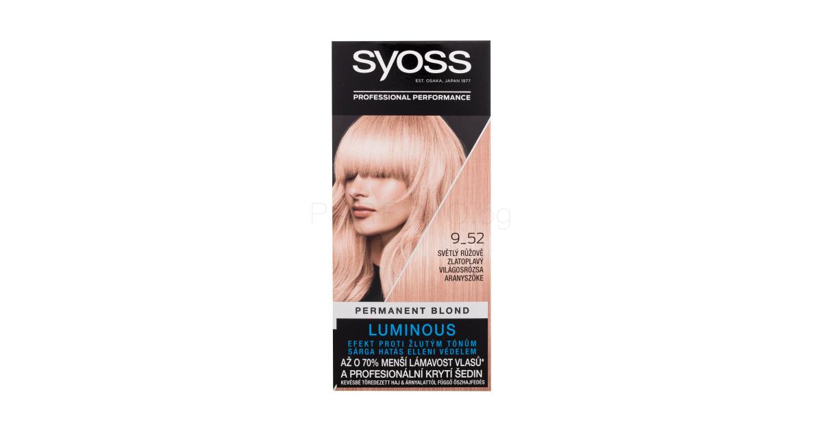 Syoss Permanent Coloration Permanent Blond Боя за коса за жени 50 ml ...