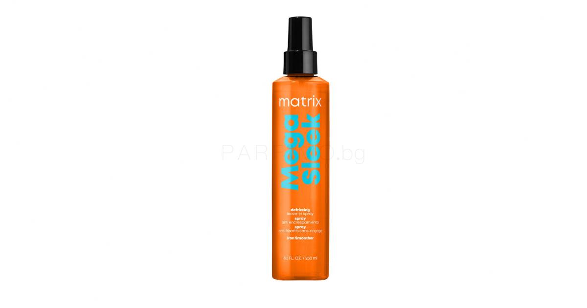 Matrix Mega Sleek Iron Smoother Defrizzing Leave-In Spray За термична ...