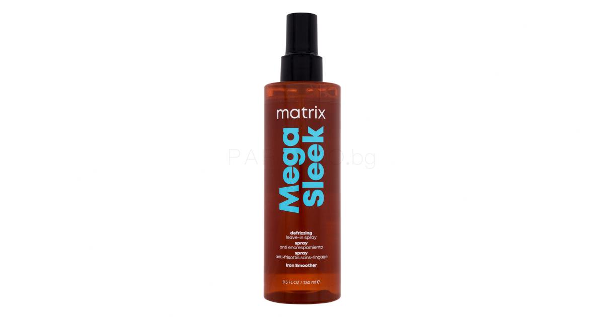 Matrix Mega Sleek Iron Smoother Defrizzing Leave-In Spray За термична ...
