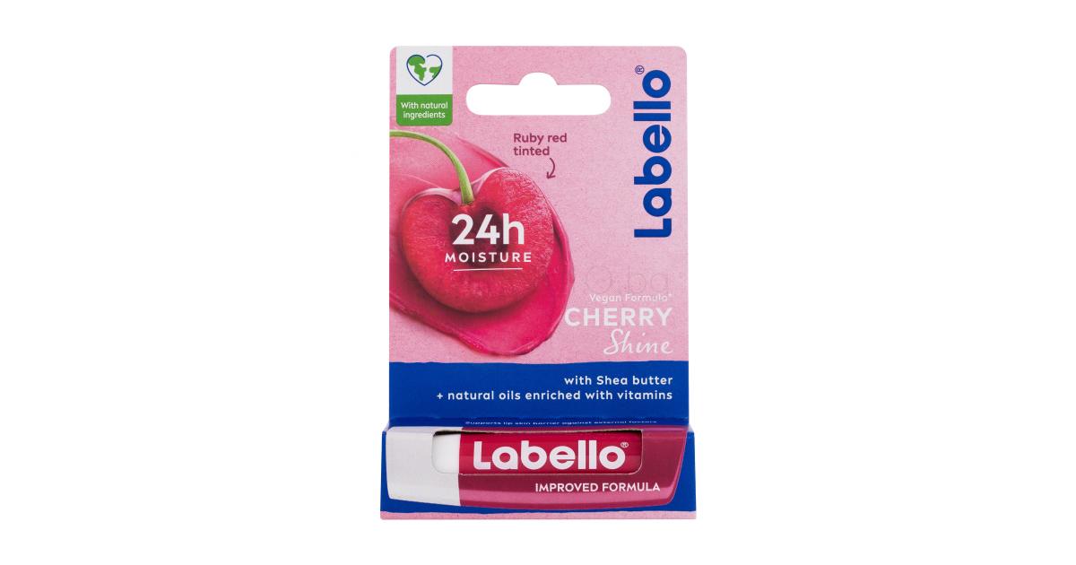 Labello Cherry Shine 24h Moisture Lip Balm Балсами за устни за жени ...