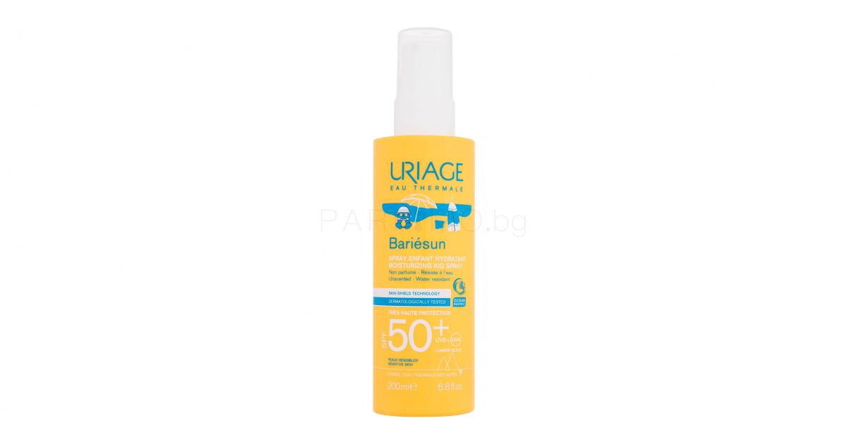 Uriage Bariésun Moisturizing Kid Spray SPF50+ Слънцезащитна козметика за тяло за деца 200 ml ...