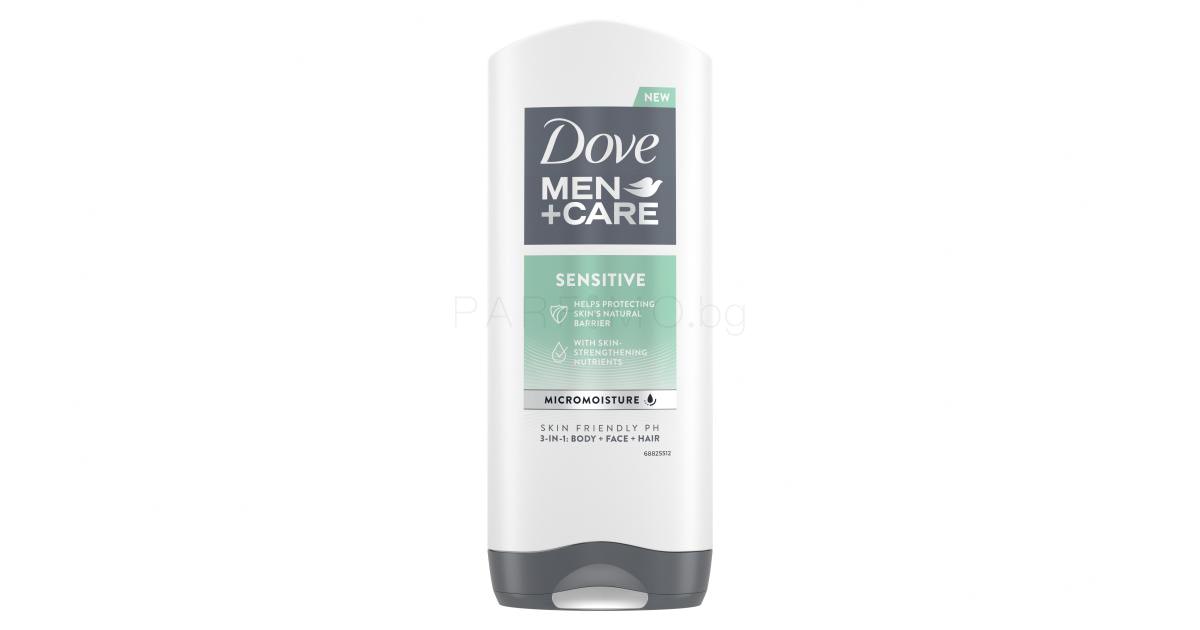 Dove Men + Care Sensitive Душ гел за мъже 400 ml | Parfimo.bg
