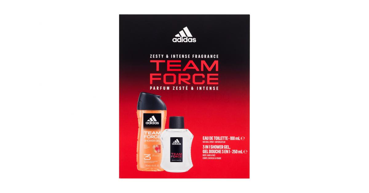 Adidas Team Force Подаръчен комплект EDT 100 ml + душ гел 250 ml ...