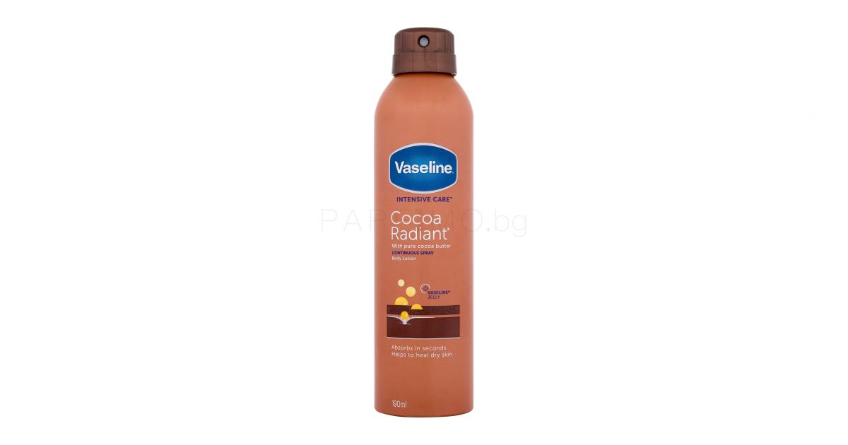 Vaseline Intensive Care Cocoa Radiant Body Lotion Spray Лосион за тяло ...