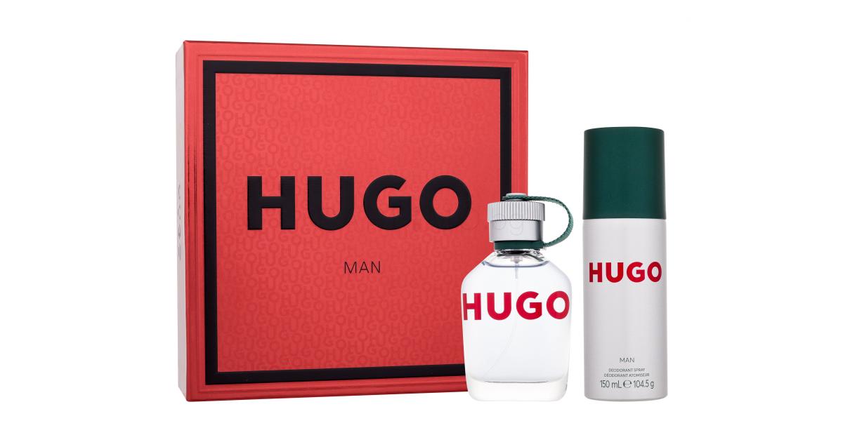 HUGO BOSS Hugo Man SET4 Подаръчен комплект EDT 75 ml + дезодорант 150 ...