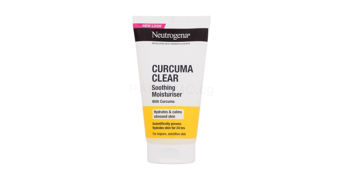 Neutrogena Curcuma Clear Soothing Moisturiser Дневен крем за лице 75 ml ...