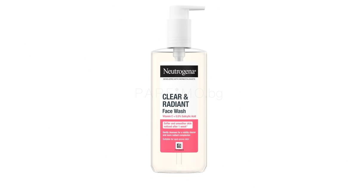 Почистващи гелове за лице Neutrogena Clear & Radiant | Parfimo.bg