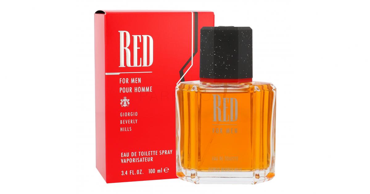 Giorgio Beverly Hills Red For Men Eau de Toilette за мъже 100 ml ...