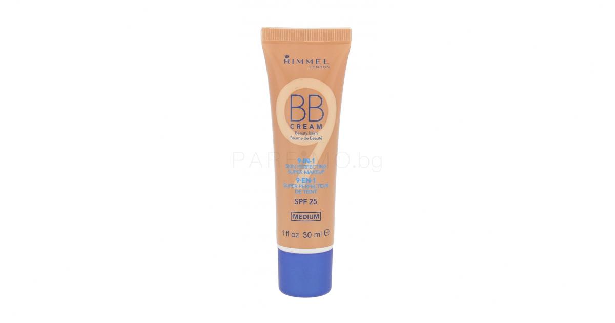Rimmel London BB Cream 9in1 SPF25 BB крем за жени 30 ml Нюанс Medium | Parfimo.bg