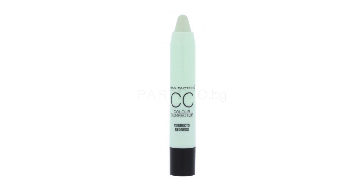 Max Factor CC Colour Corrector Коректор за жени 3,3 g Нюанс Redness ...