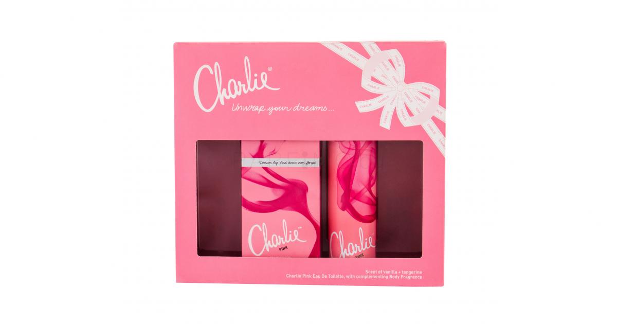 Revlon Charlie Pink Подаръчен комплект EDT 30 ml + дезодорант 75 ml ...