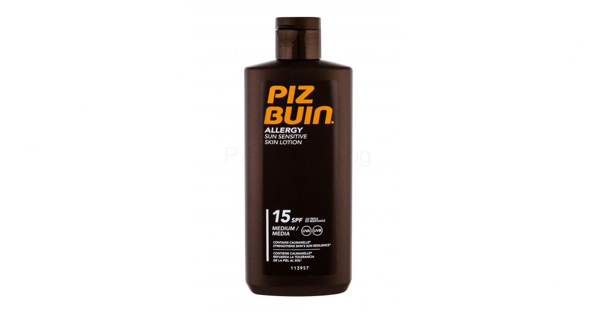 PIZ BUIN Allergy Sun Sensitive Skin Lotion SPF15 Слънцезащитна ...