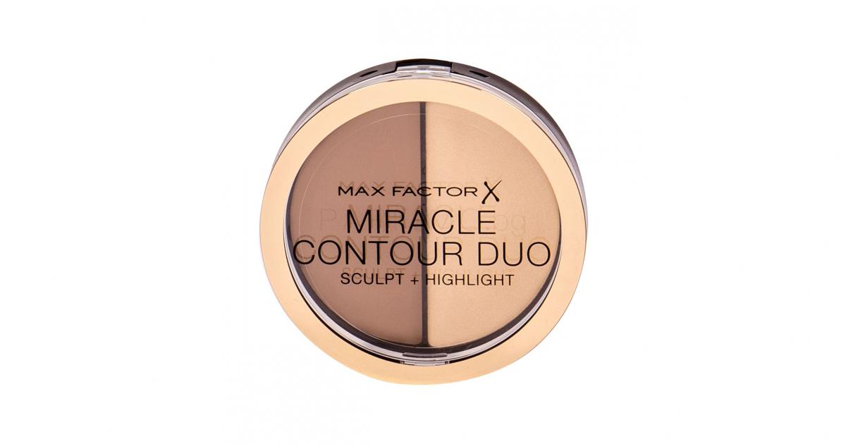 Max Factor Miracle Contour Duo Бронзант за жени 11 g Нюанс Light/Medium ...