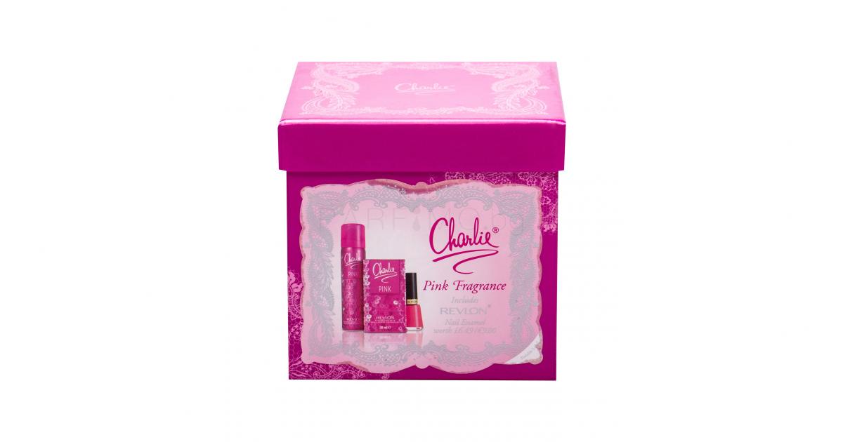 Revlon Charlie Pink Подаръчен комплект EDT 30 ml + спрей за тяло 75 ml ...