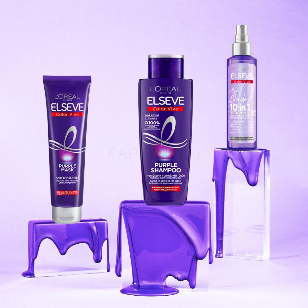 L'Oréal Paris Elseve Color-Vive Purple Shampoo Шампоани за жени ...