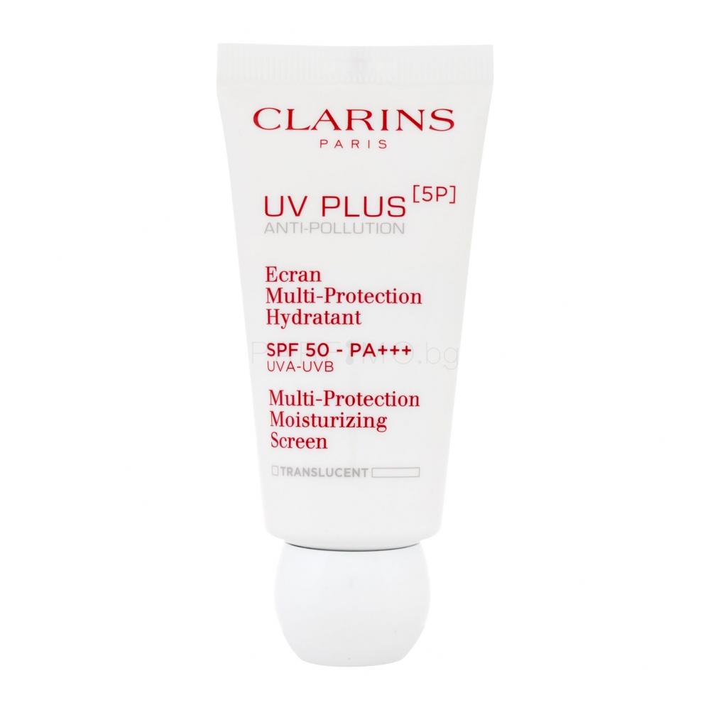 Clarins UV Plus 5P Multi-Protection Moisturizing Screen SPF50 Дневен ...