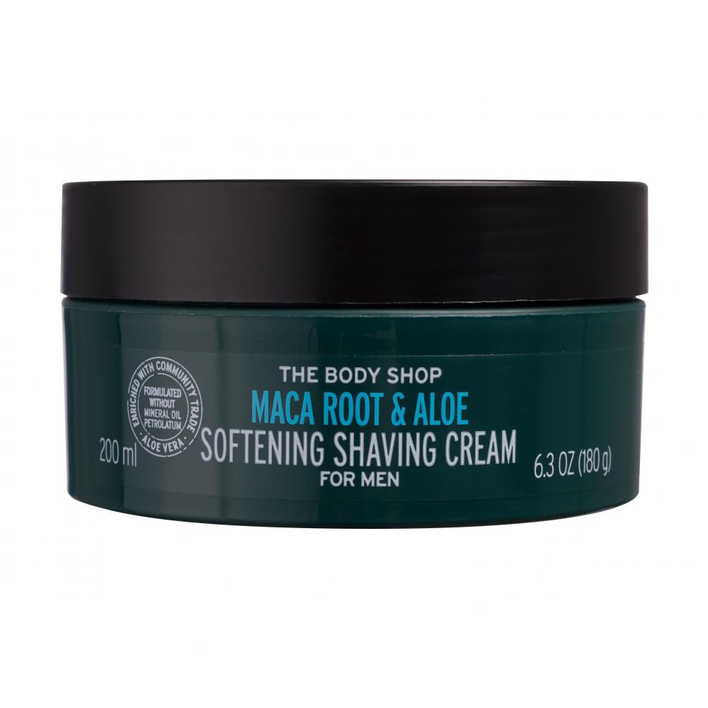 The Body Shop Maca Root & Aloe Softening Shaving Cream Кремове за ...