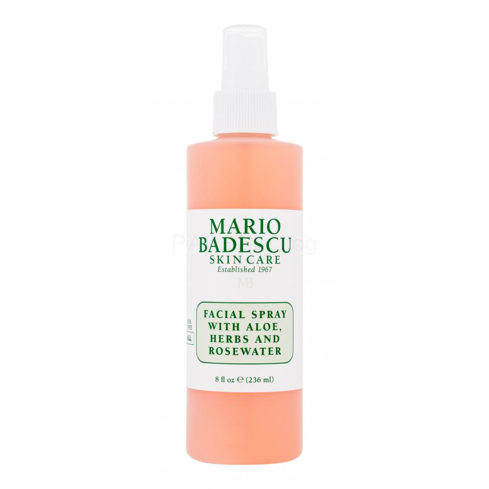 Mario Badescu Facial Spray Aloe, Herbs and Rosewater Лосион за лице 236 ...