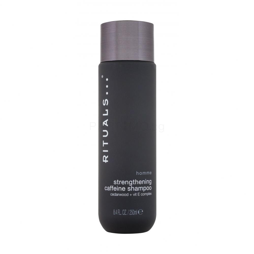 Rituals Homme Strengthening Caffeine Shampoo Шампоан за мъже 250 ml ...