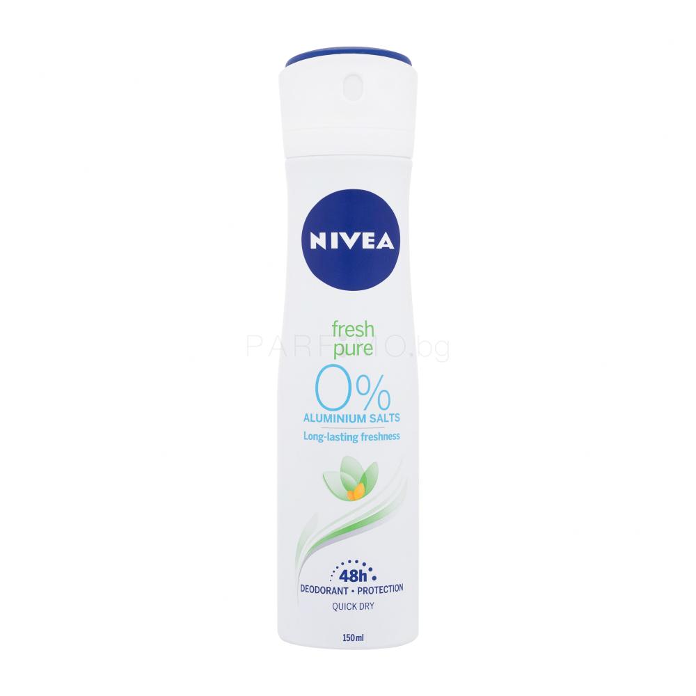 Nivea Fresh Pure 48h Антиперспирант за жени 150 ml | Parfimo.bg