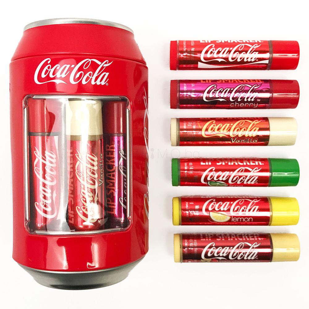 Lip Smacker Coca Cola Can Collection Подаръчен комплект балсам за устни