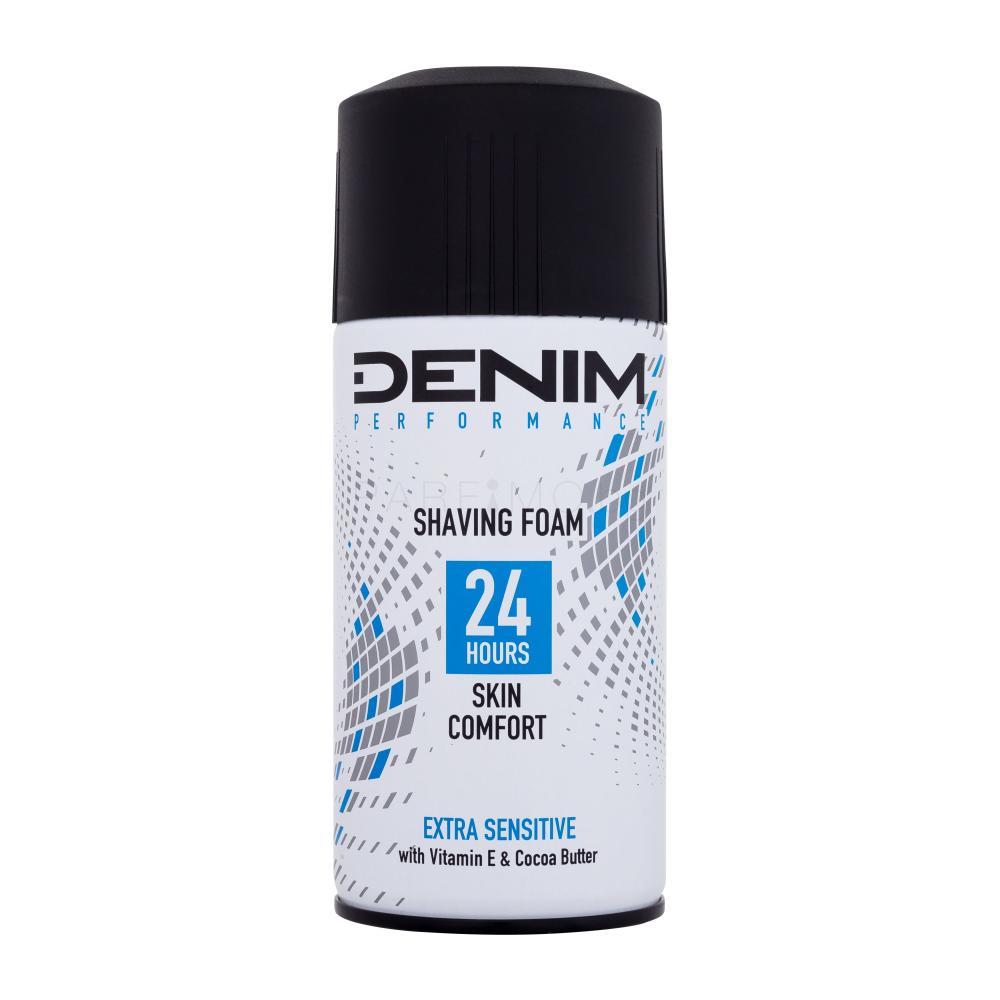 Denim Performance Extra Sensitive Shaving Foam Пяна за бръснене за мъже ...