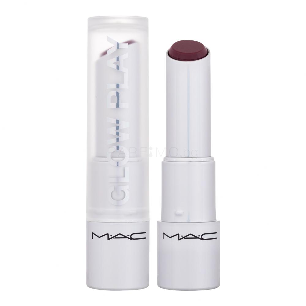 MAC Glow Play Lip Balm Балсам за устни за жени 3,6 g Нюанс 455 Grapely ...