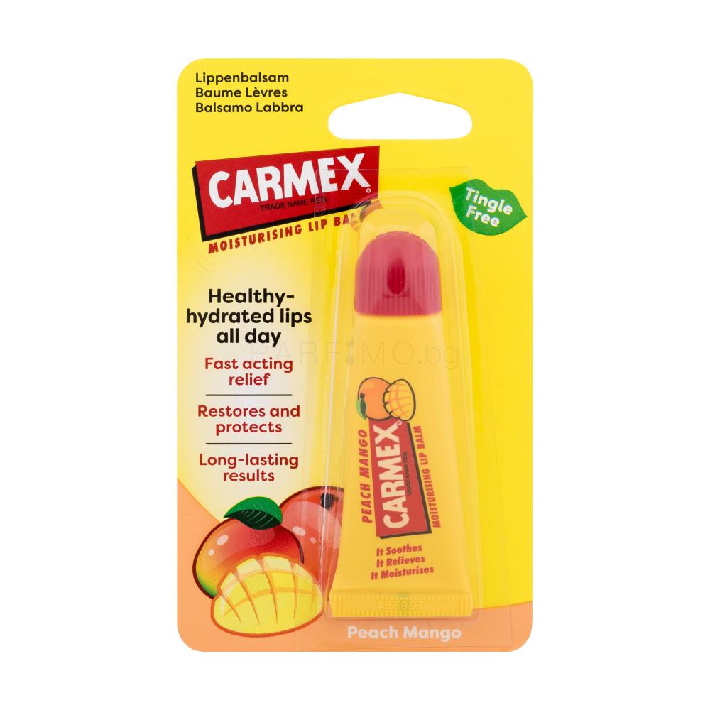Carmex Peach Mango Балсам за устни за жени 10 g | Parfimo.bg
