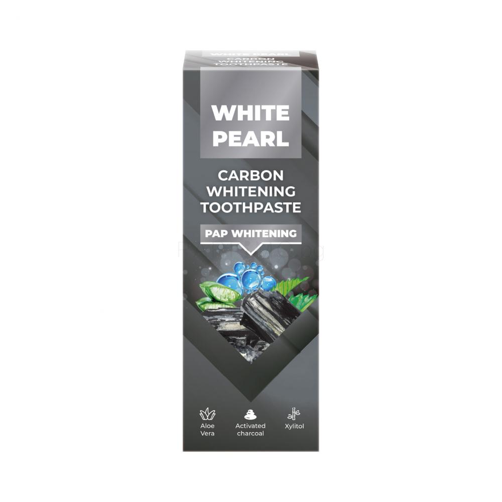 White Pearl PAP Carbon Whitening Toothpaste Паста за зъби 75 ml ...