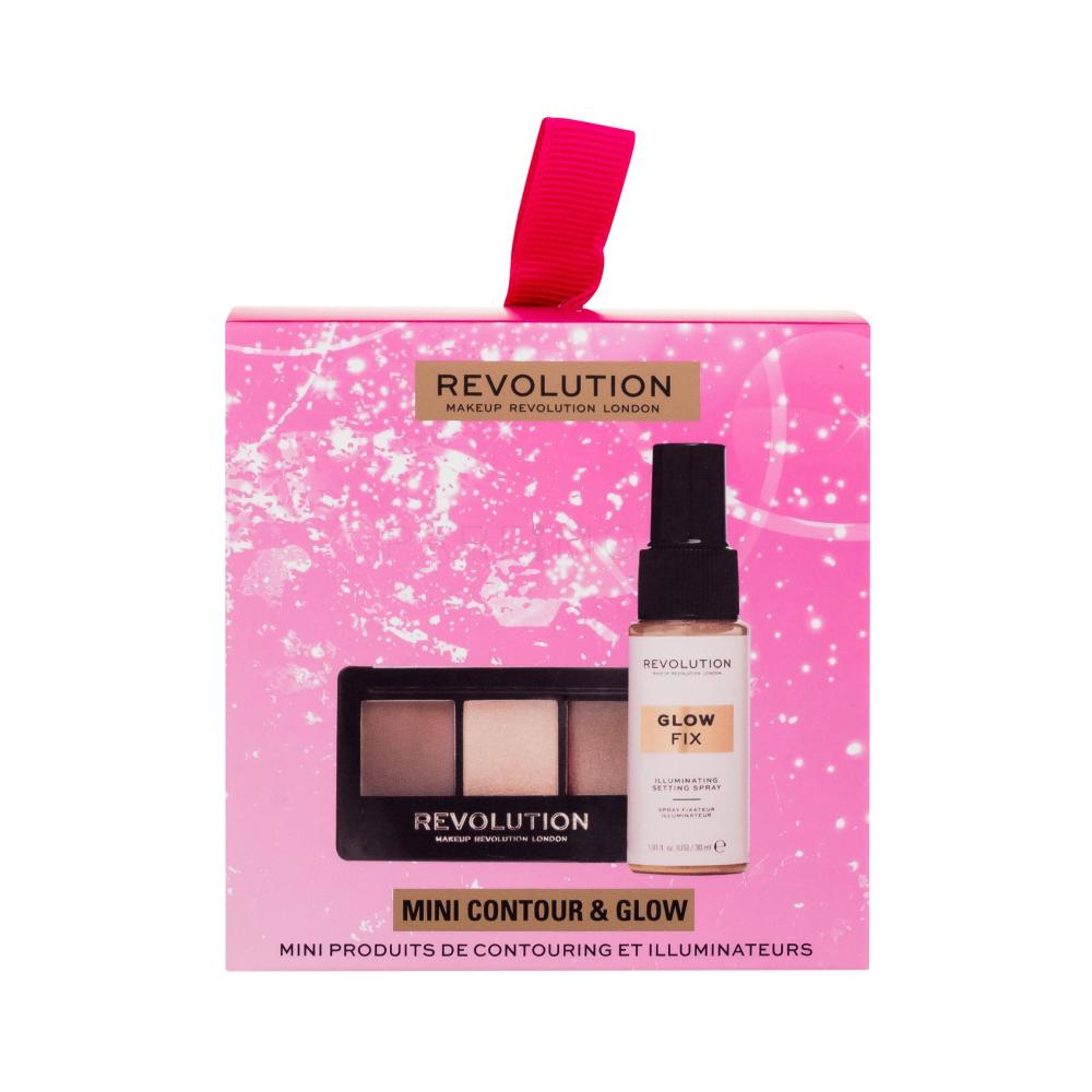 Makeup Revolution London Mini Contour & Glow Gift Set Фиксатори за грим ...