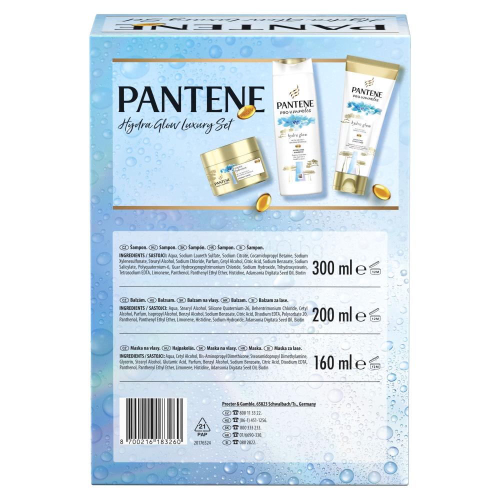 Pantene PRO-V Miracles Hydra Glow Luxury Set Подаръчен комплект шампоан ... Pantene PRO-V Miracles Hydra Glow Luxury Set Подаръчен комплект шампоан ...