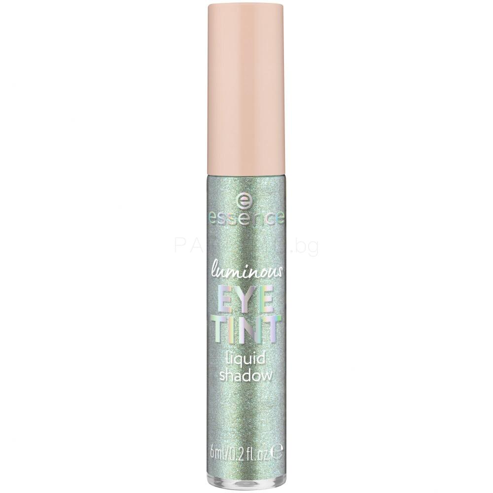 Essence Luminous Eye Tint Liquid Shadow Сенки за очи за жени 6 ml Нюанс ...