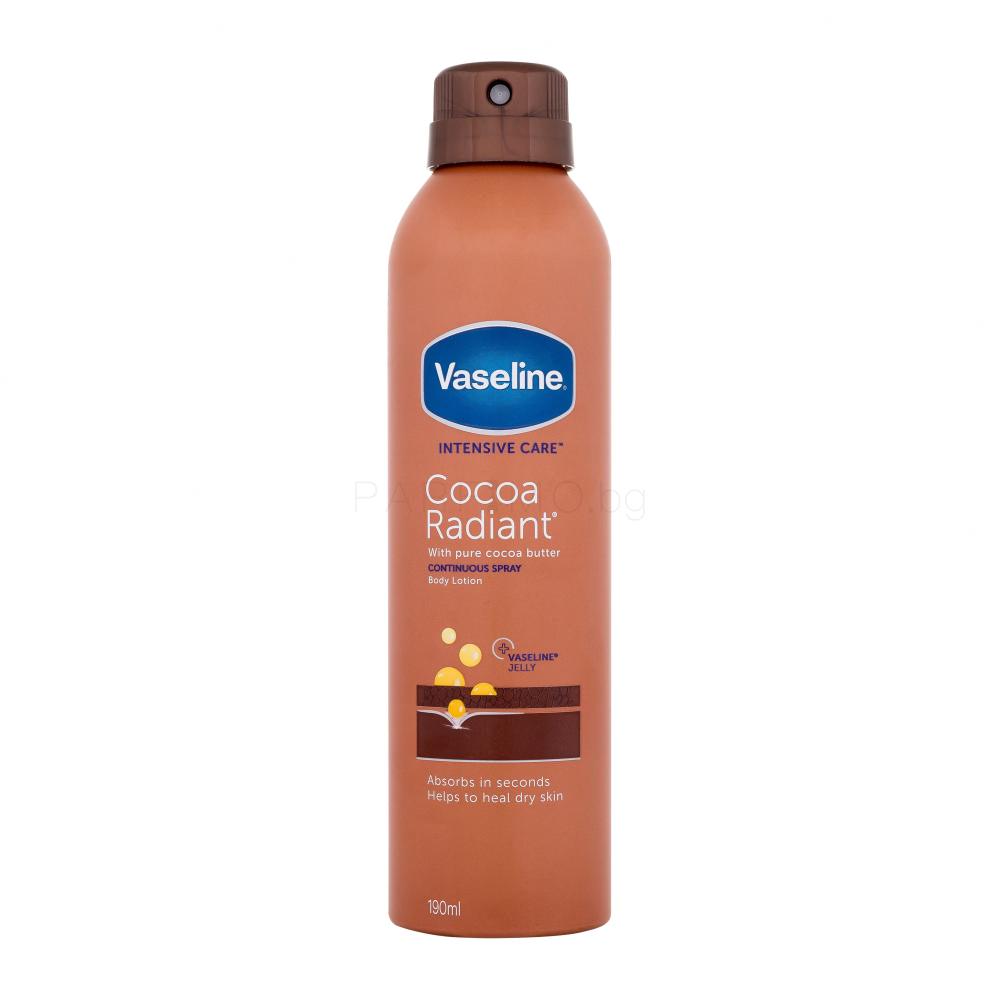 Vaseline Intensive Care Cocoa Radiant Body Lotion Spray Лосион за тяло ...