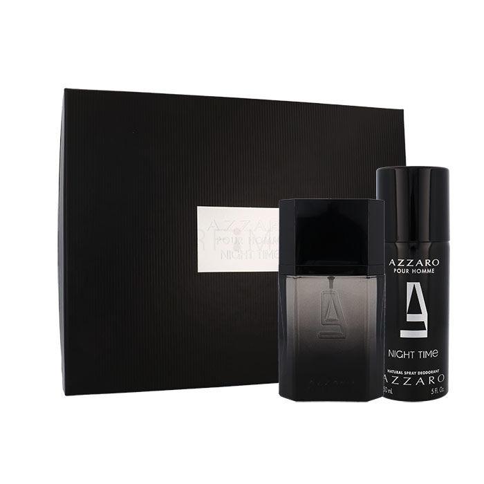 Azzaro Pour Homme Night Time Подаръчен комплект Edt 100 Ml дезодорант