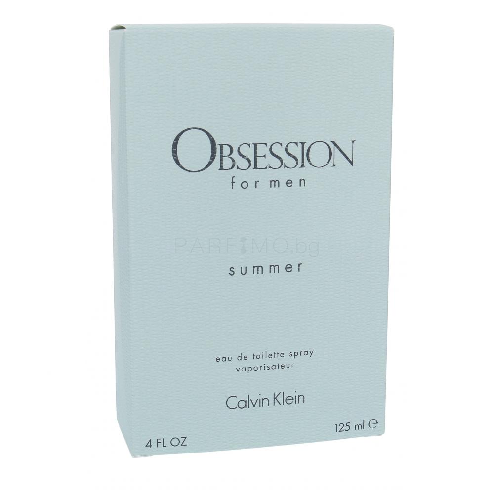 Calvin Klein Obsession Summer For Men Eau de Toilette за мъже 125 ml ...