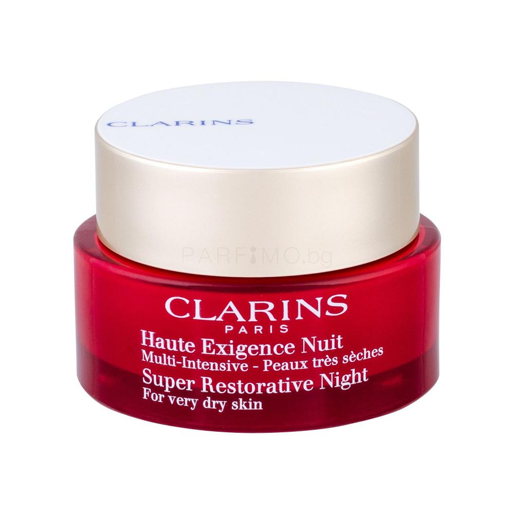 Clarins Super Restorative Night Cream Very Dry Skin Нощен крем за лице ...