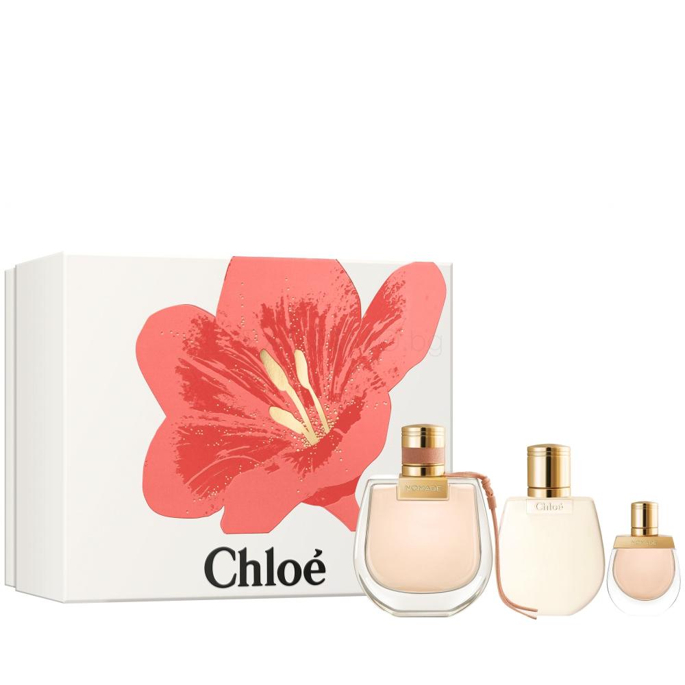 Chloé Nomade SET1 Подаръчен комплект EDP 75 ml + EDP 5 ml + лосион за тяло 100 ml | Parfimo.bg