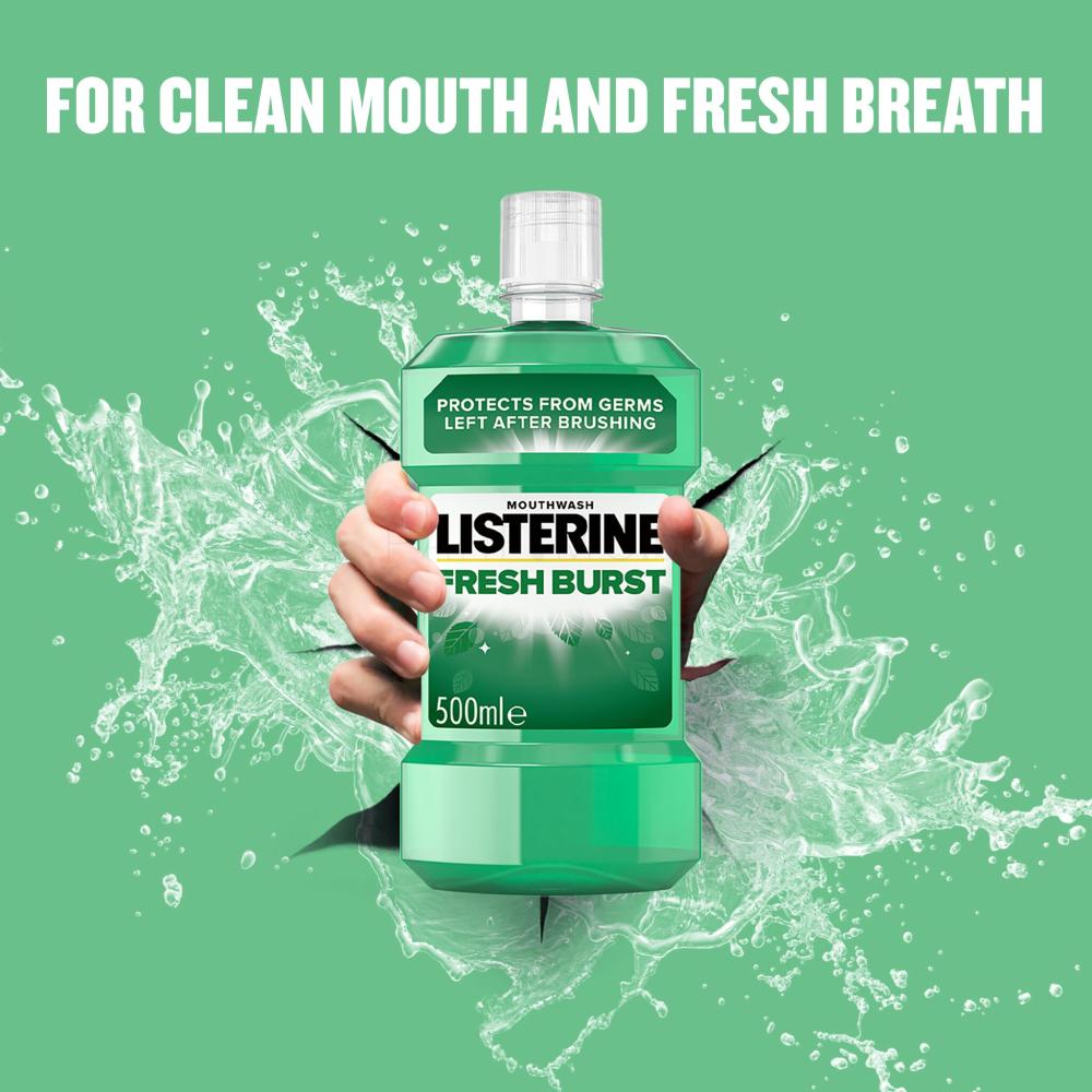 Listerine Fresh Burst Mouthwash Води за уста | Parfimo.bg