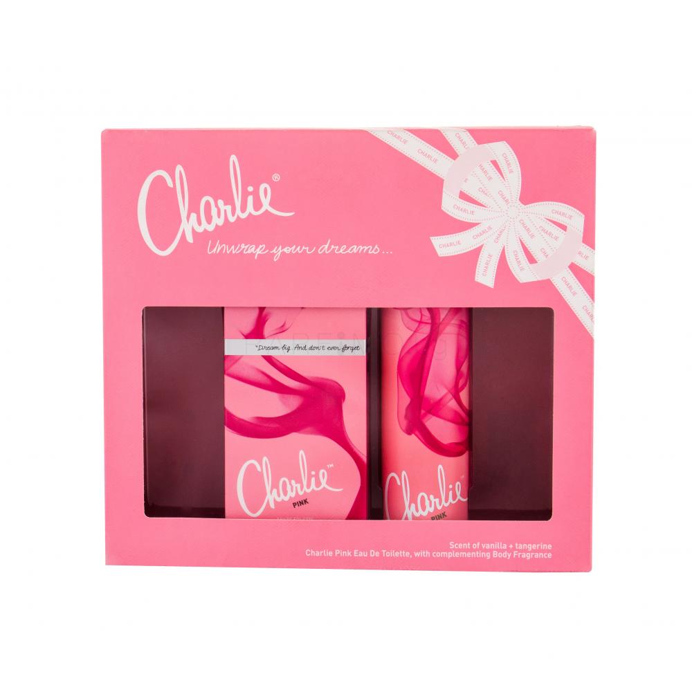 Revlon Charlie Pink Подаръчен комплект EDT 30 ml + дезодорант 75 ml ...