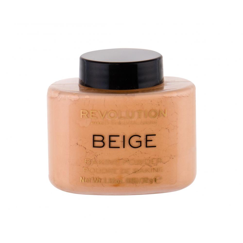 Makeup Revolution London Baking Powder Пудра за жени 32 g Нюанс Beige ...