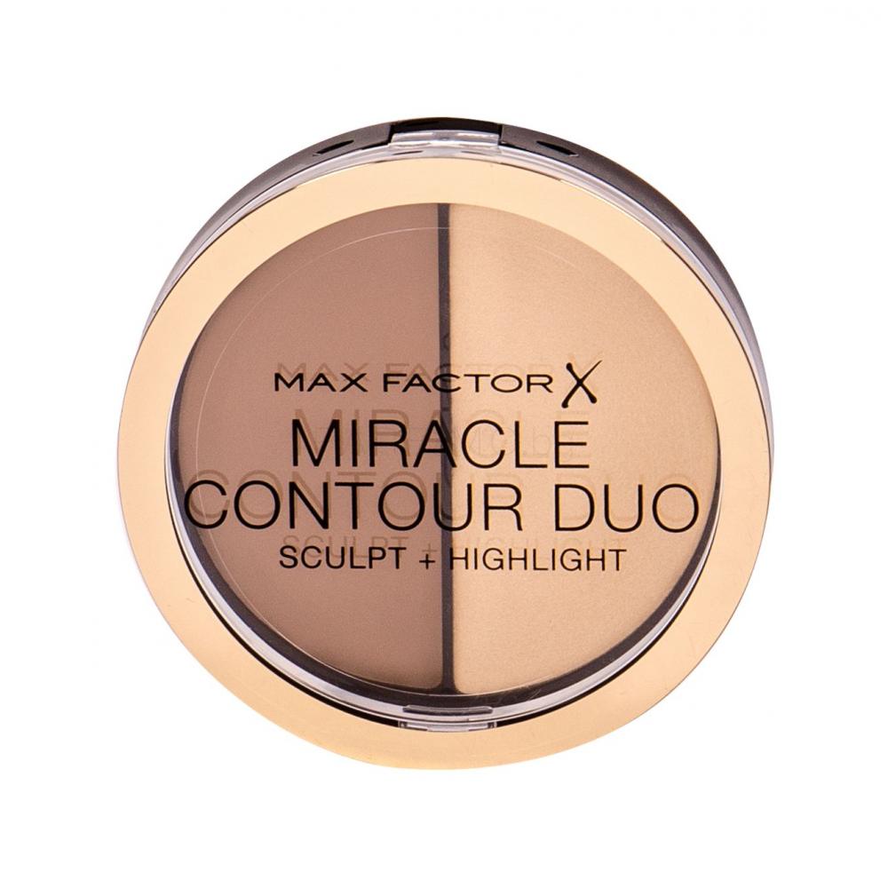 Max Factor Miracle Contour Duo Бронзант за жени 11 g Нюанс Light/Medium ...