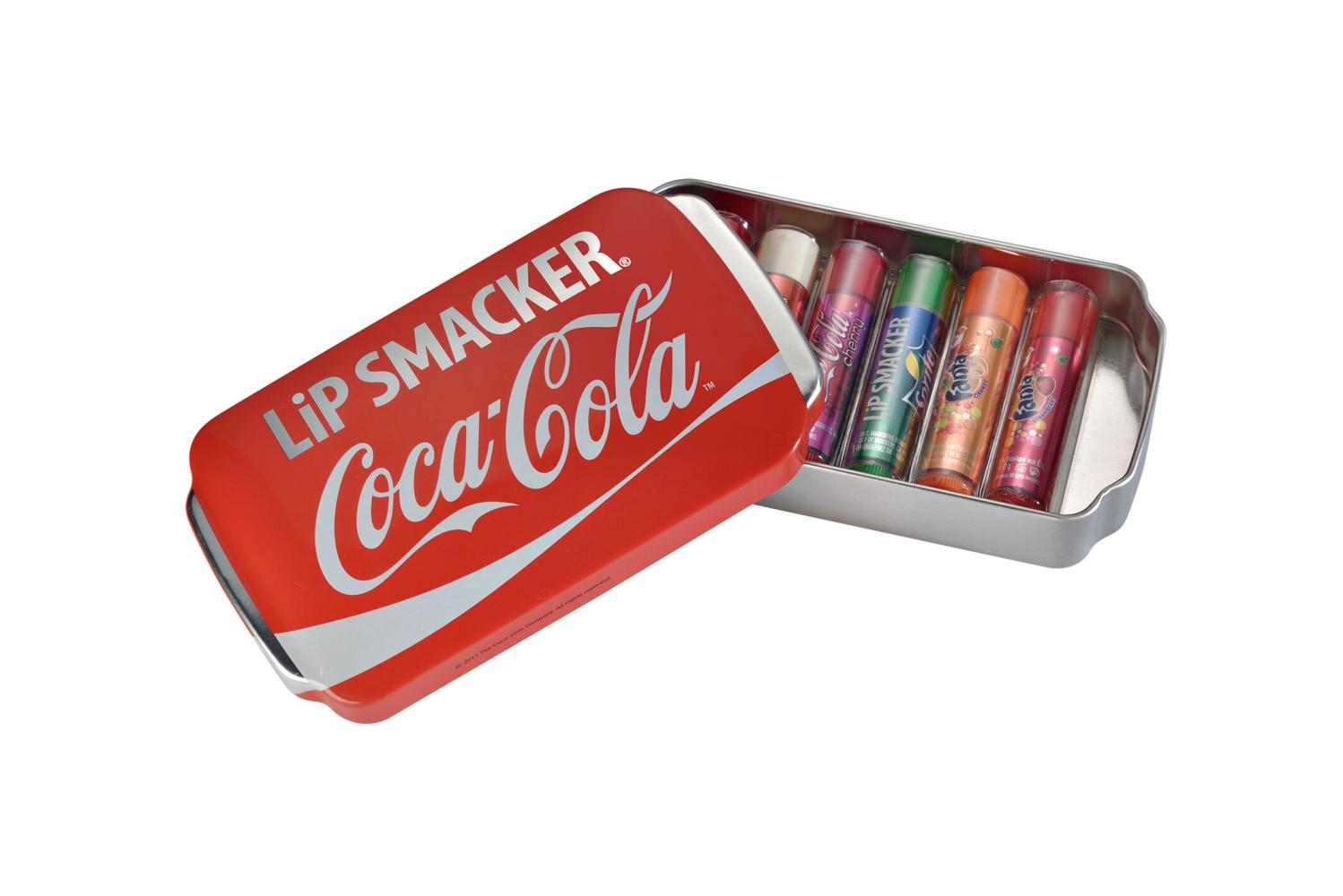 Lip Smacker Coca Cola Lip Balm Подаръчен комплект балсам за устни 6 X 4